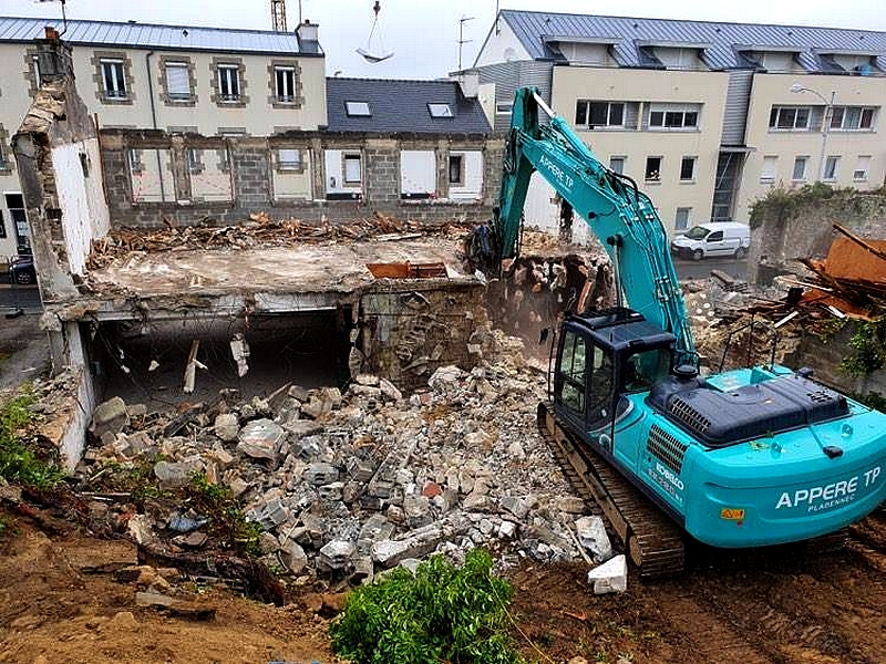Démolition Plabennec - l’évacuation des gravats - Démolition Pro à Brest, Finistère (29) - APPERE TP