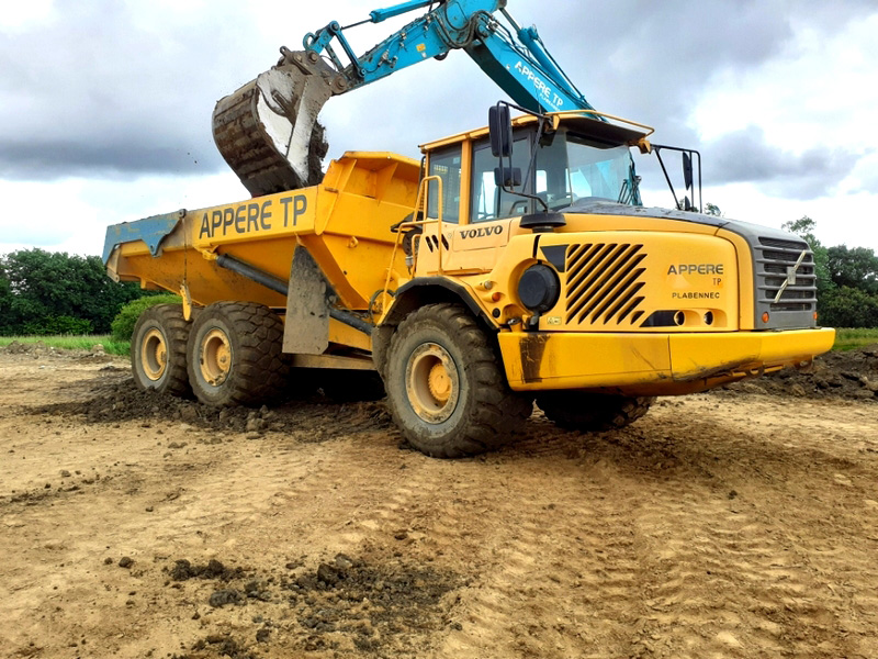 Location bennes Plabennec - nettoyage chantier à Brest, Finistère ( 29) - APPERE TP